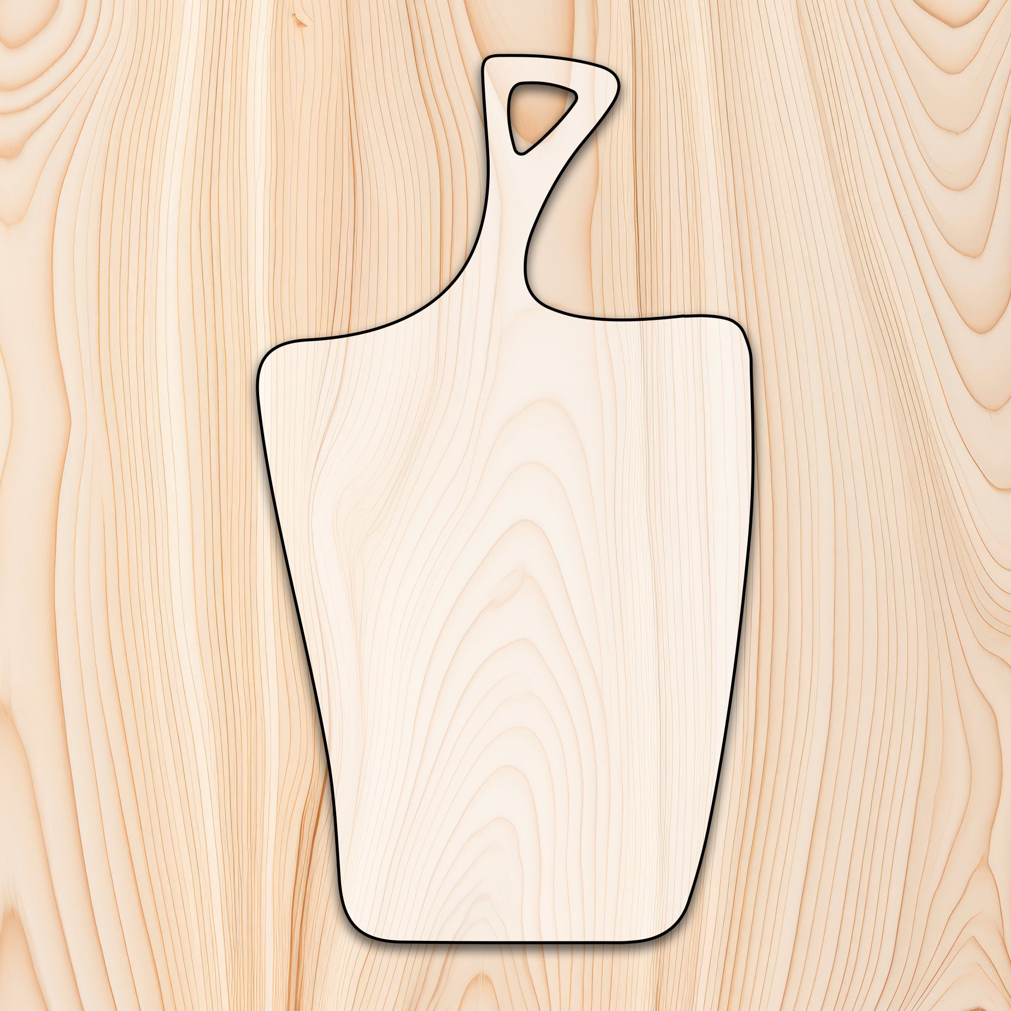 cutting board shape template