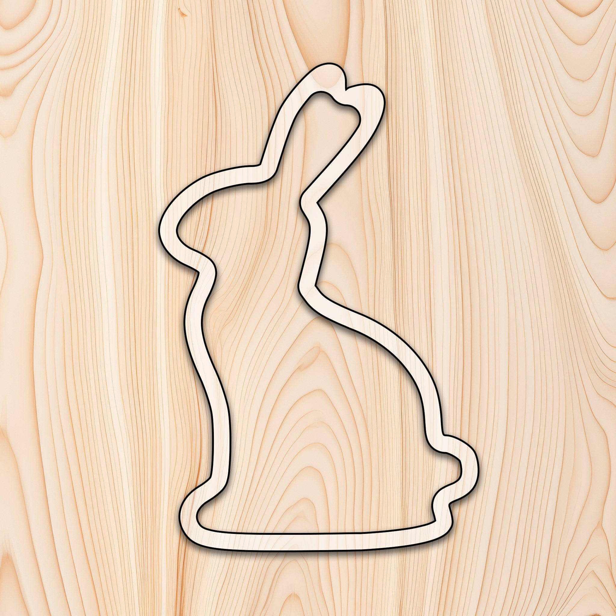 Cottontail Rabbit Tray Acrylic Router Template