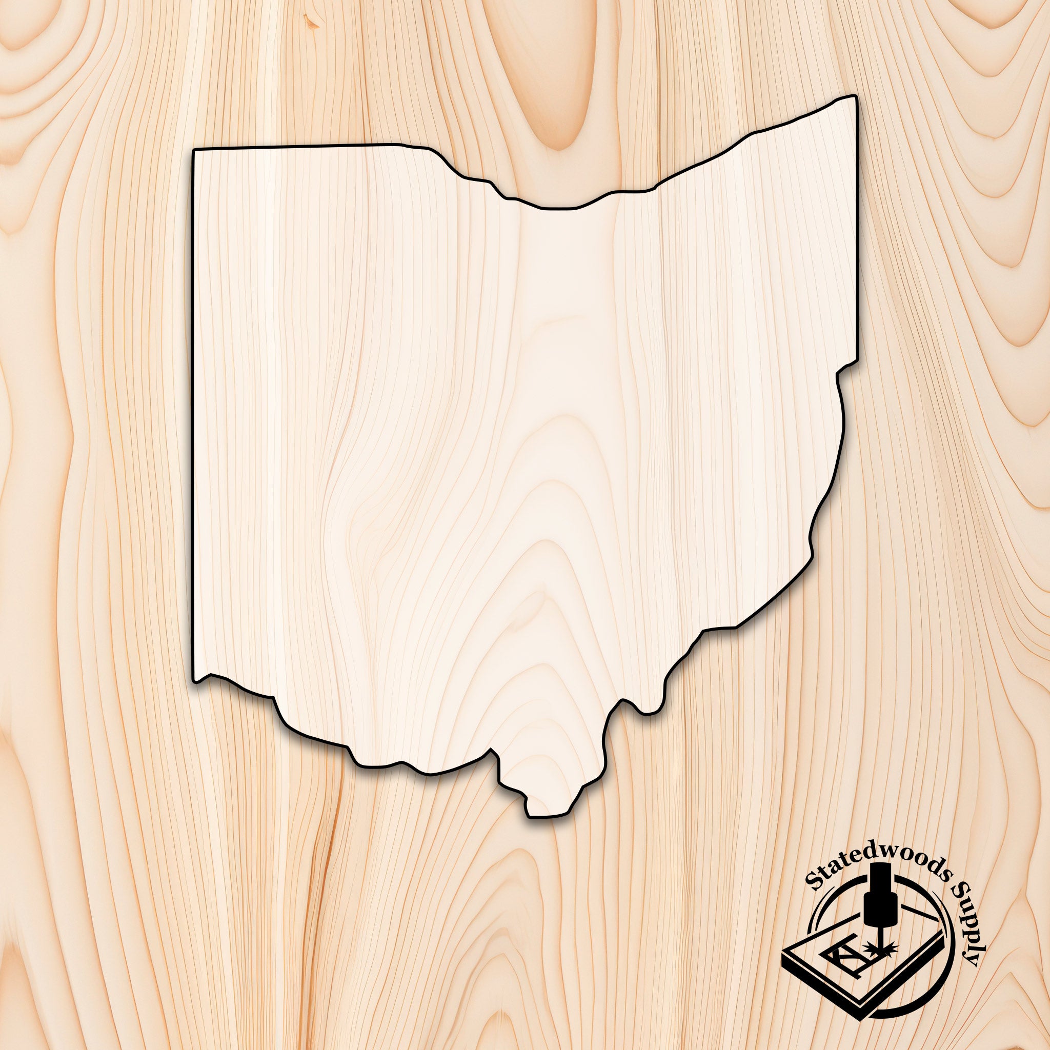 Ohio State Acrylic Craft Cutout